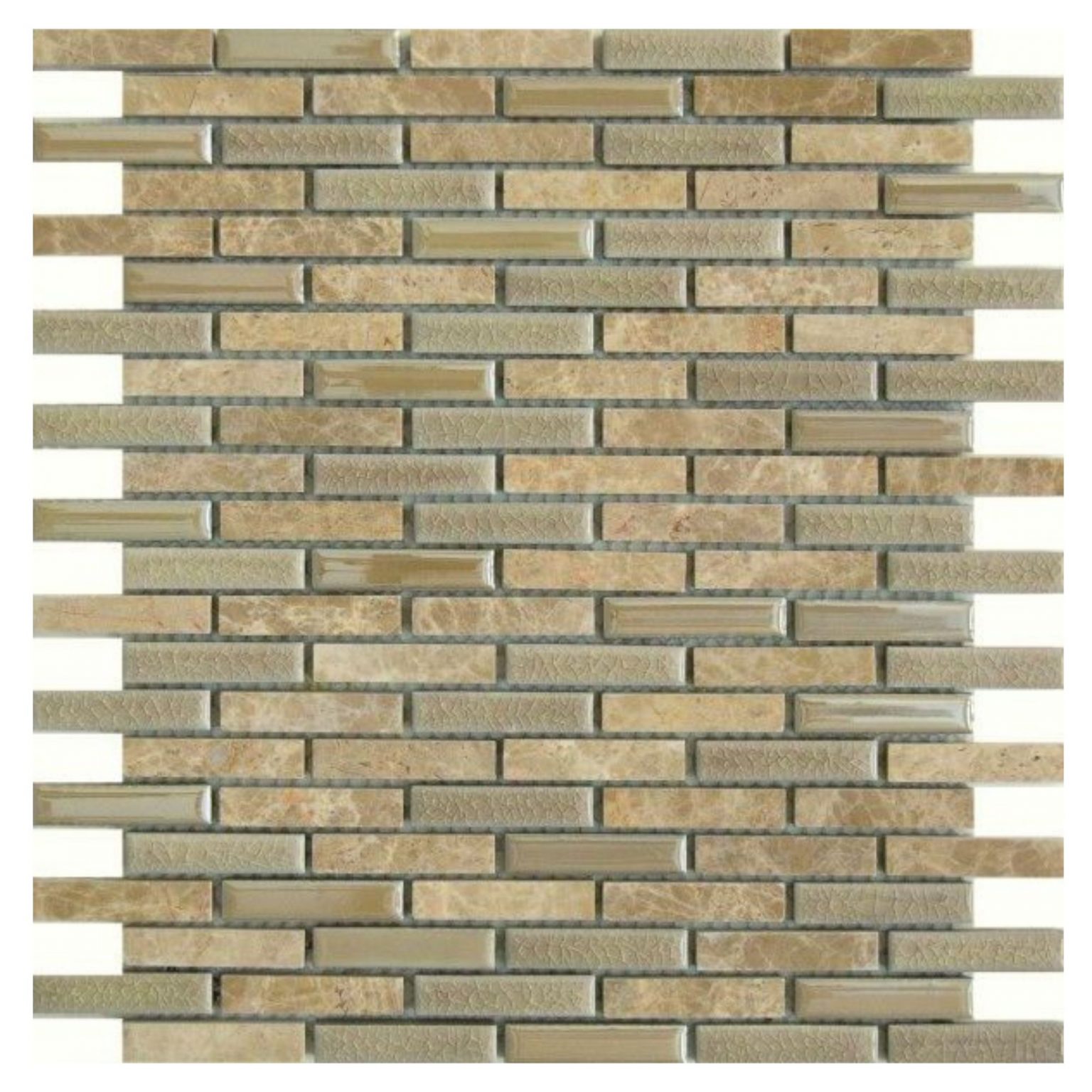 Kit Kat Yellow Mosaic Tile - Love Mosaic