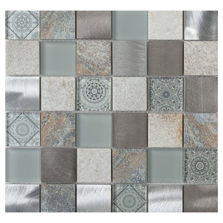 Earth Grey Mosaic Tile - Love Mosaic