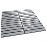 Kit Kat Grey Mosaic Tile - Love Mosaic
