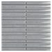 Kit Kat Grey Mosaic Tile - Love Mosaic