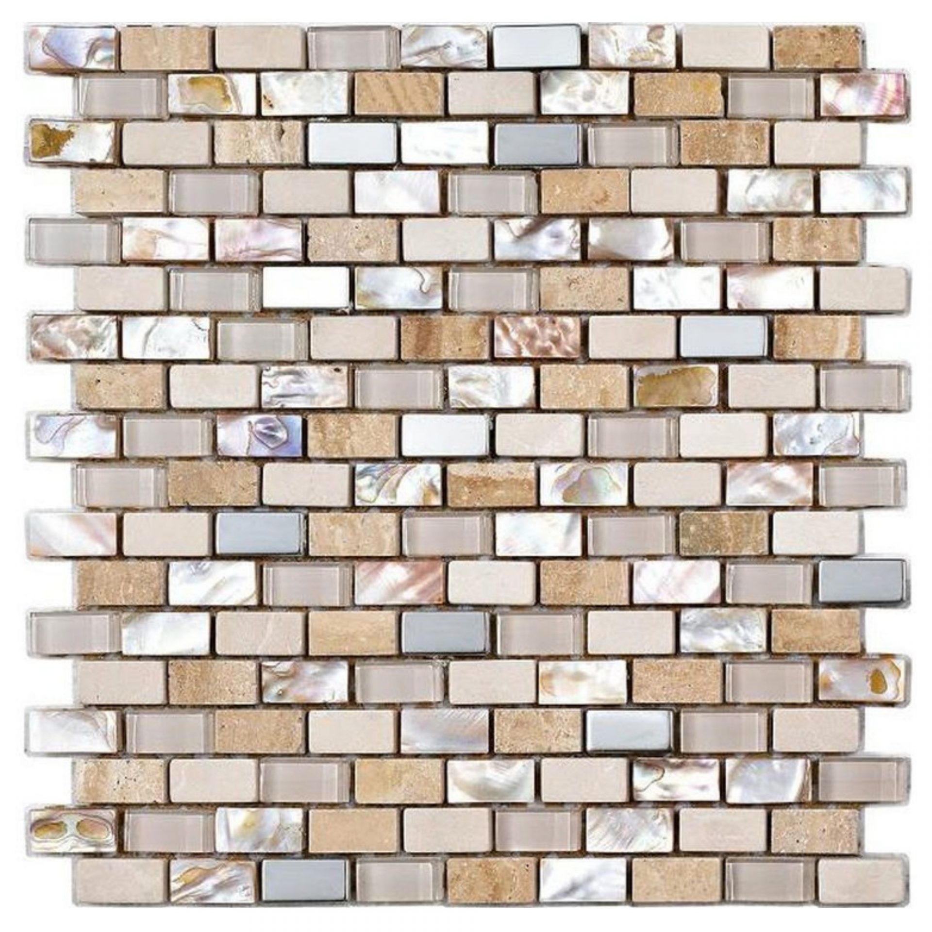 Kit Kat Yellow Mosaic Tile - Love Mosaic