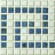 Original Style Aegean Greek Key Dark Blue Mosaic - Love Mosaic