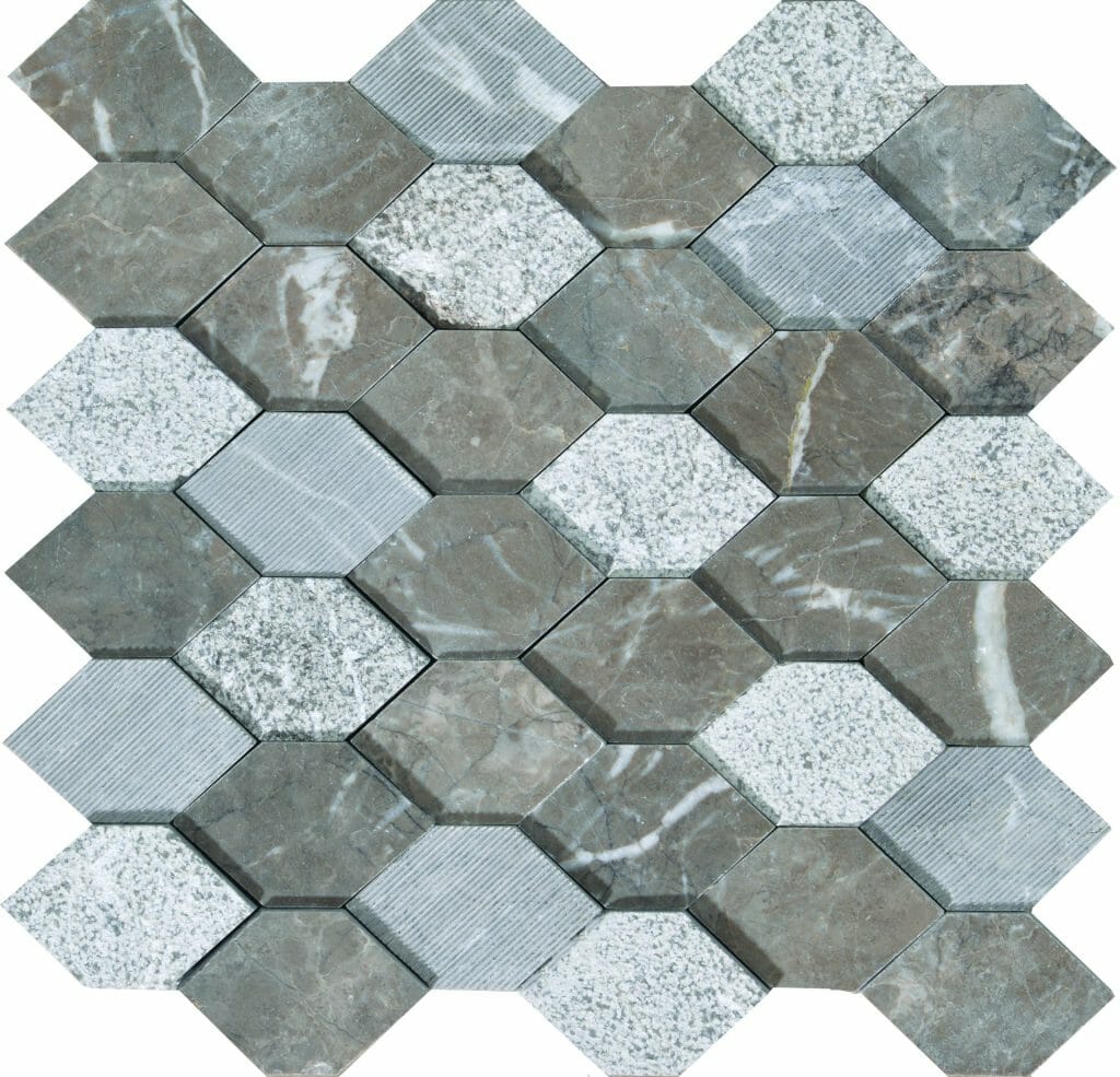 Original Style Delta Grey Stone Mosaic - Love Mosaic