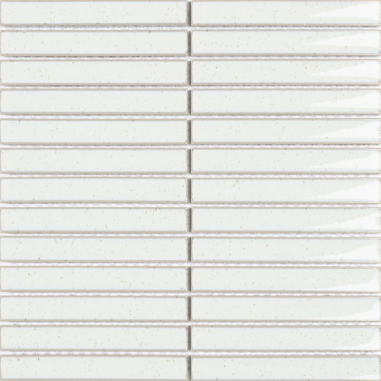 Kit Kat White Mosaic Tile - Love Mosaic