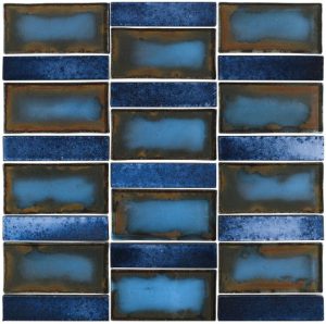 Sapporo Indigo Blue Mosaic Tile - Love Mosaic