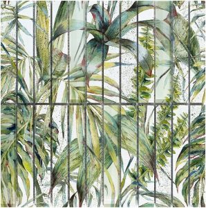 Kit Kat Jungle Pattern Mosaic Tile - Love Mosaic