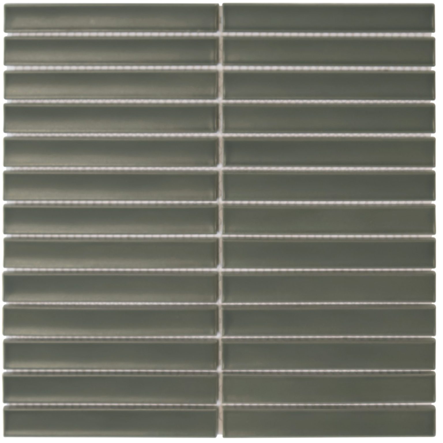 Kit Kat Olive Green Matt Mosaic - Love Mosaic