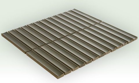 Kit Kat Olive Green Matt Mosaic - Love Mosaic