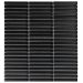 Kit Kat Mini Matt Black Mosaic Tile - Love Mosaic