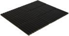 Kit Kat Mini Matt Black Mosaic Tile - Love Mosaic
