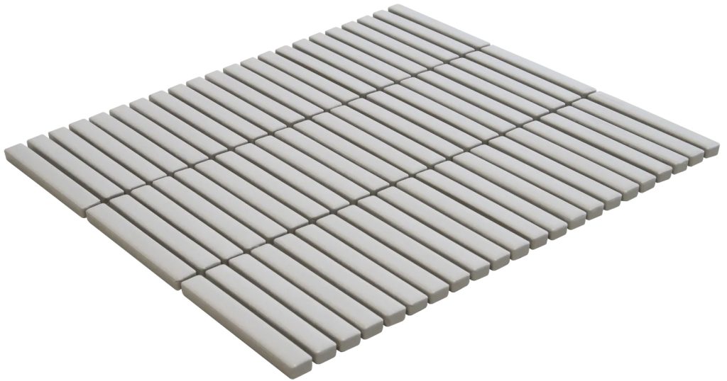 Kit Kat Mini White Mosaic Tile - Love Mosaic
